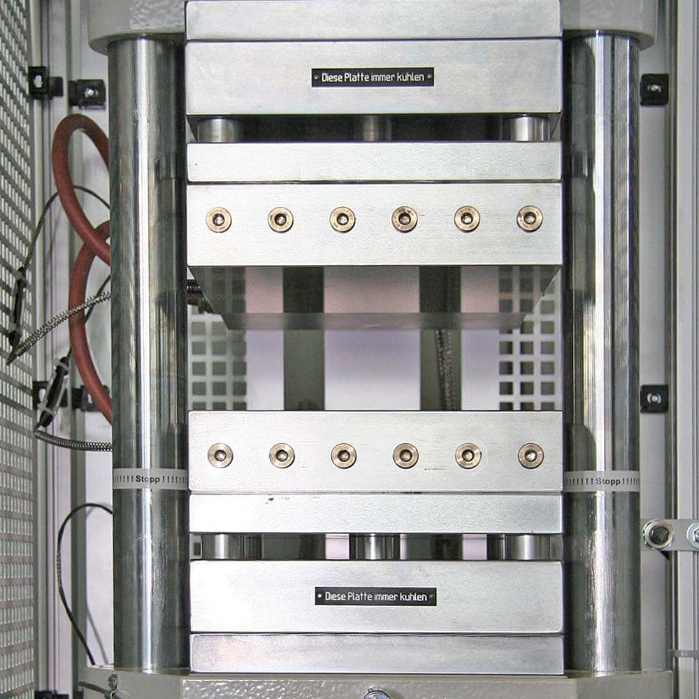 2-Column lab presses electrohydraulic - P/O/WEBER Laborpresstechnik